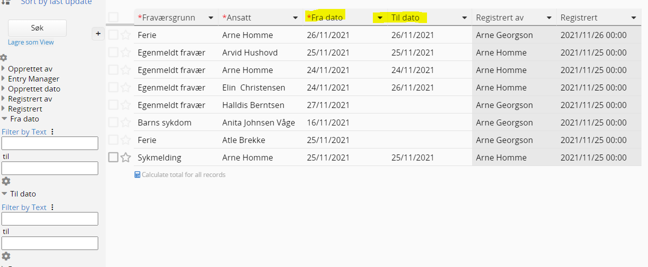 Filter Dates Support Ragic Community